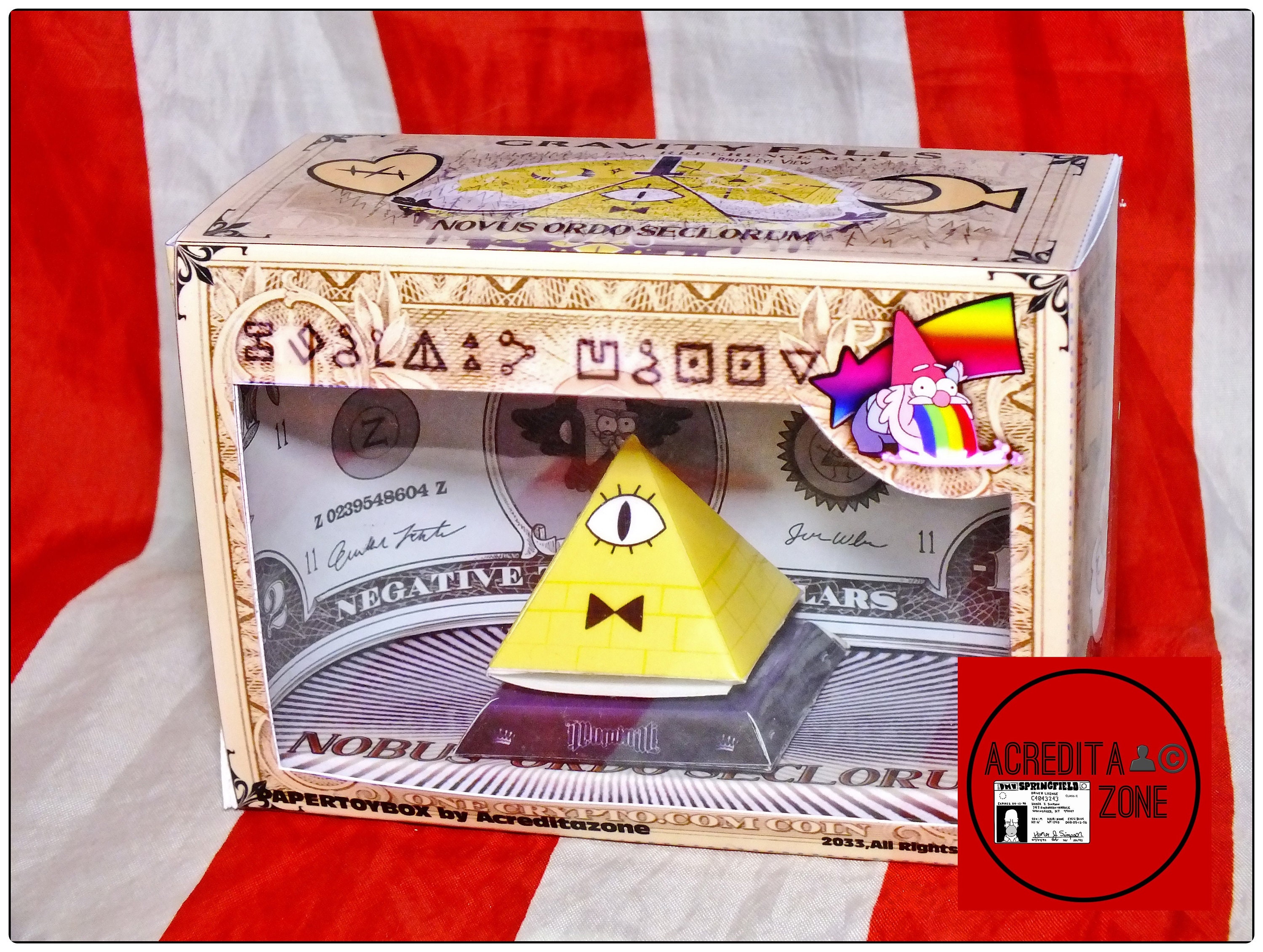 GRAVITY FALLS BOX - Etsy México