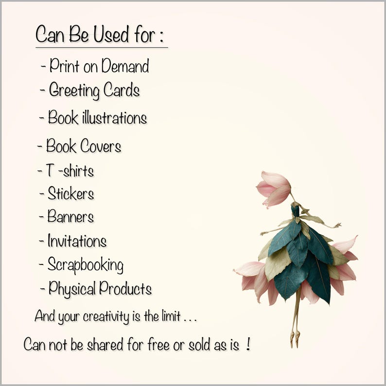 Dancing Spring Flowers 40 Clipart PNG + 15 Backgrounds - DIY Cards ...