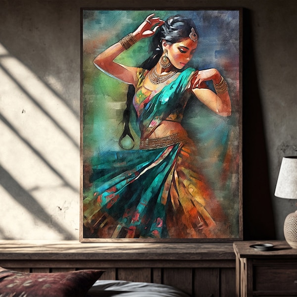 Indian Woman Digital Art - Etsy