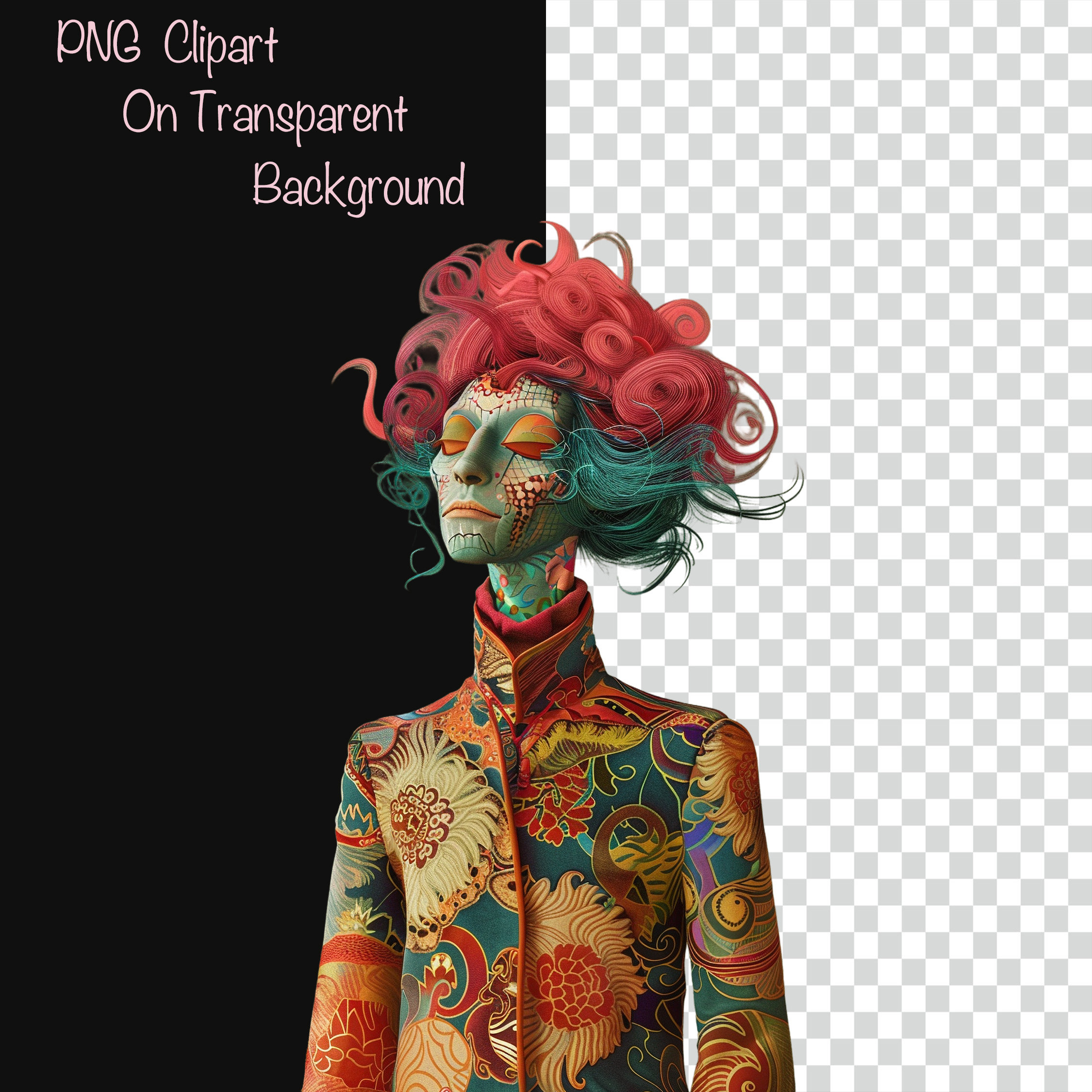 Set of 40 Peculiar Quirky Autumn People Clipart + 15 Backgrounds, for ...