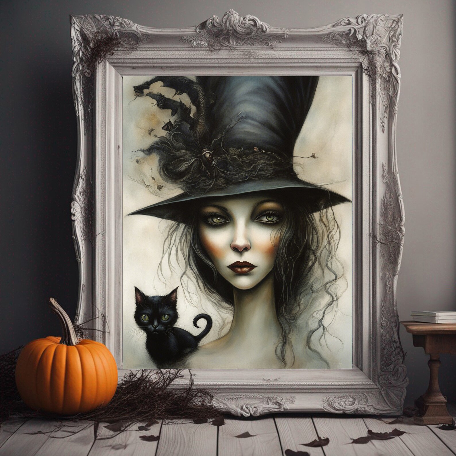 Collection of 20 Whimsical Witches, Digital Papers, Ready to Print for ...