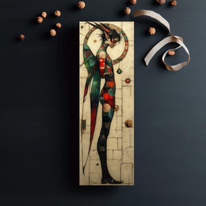 20 Unique Winter Christmas Fairies Printable Bookmark Designs ...