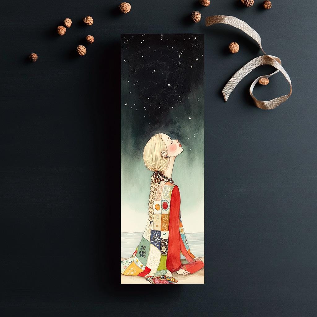 20 Boho Girls Printable Bookmark Designs + Printable Sheets , Printable ...