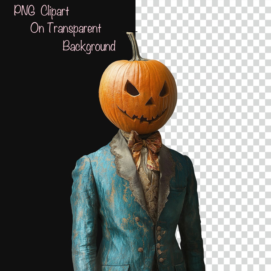 Big Bundle 101 Surreal Peculiar Halloween Characters + 30 Backgrounds ...