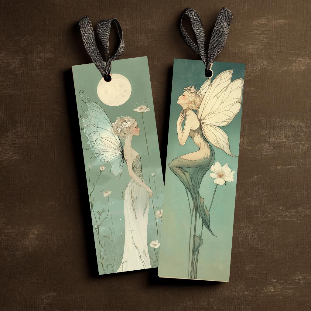 20 Spring Fairies Printable Bookmark Designs + Printable Sheets ...