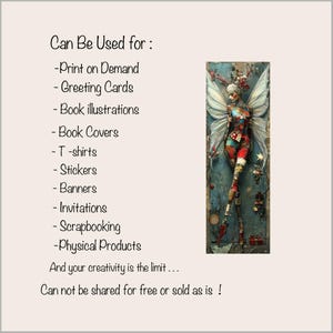 20 Unique Winter Christmas Fairies Printable Bookmark Designs ...
