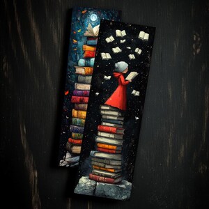20 Whimsical Surreal Books Printable Bookmark Designs + Printable ...