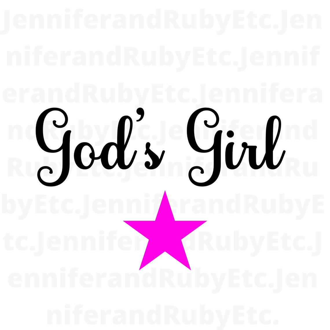 God's Girl; Jesus; God; Bible; Religion; Cricut; Silhouette; Digital ...