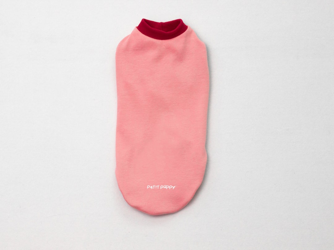 Pink Dog Shirt, Dog Top, Sleeveless Dog Sweater, Dog Sweatshirt, Small ...