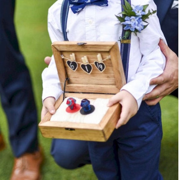 Wooden Ring Bearer Box - Etsy
