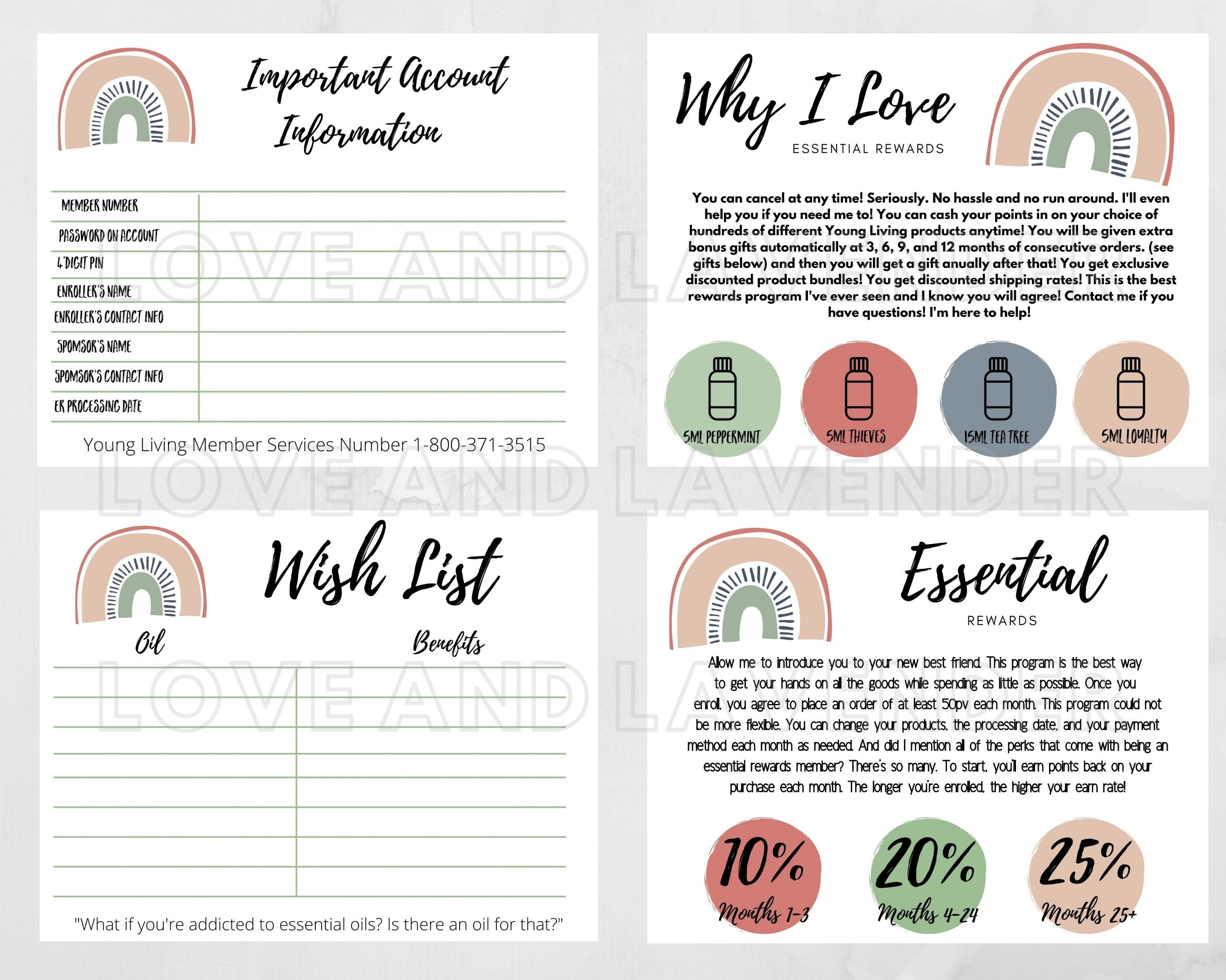 Rainbow Welcome Packet for New Members | Digital Download | Young ...