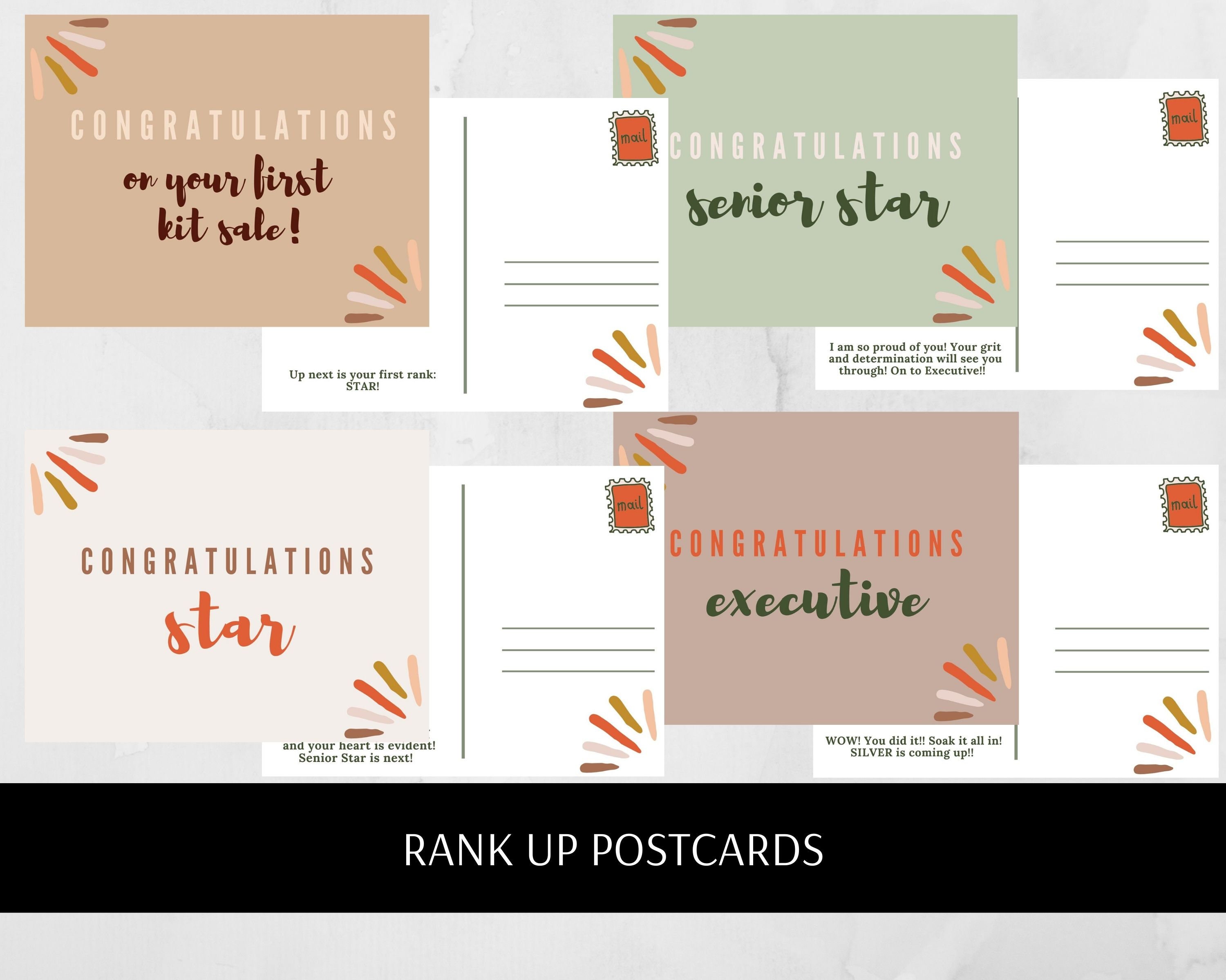 Rank up Postcards | Digital Download | Young Living Essential Oils ...