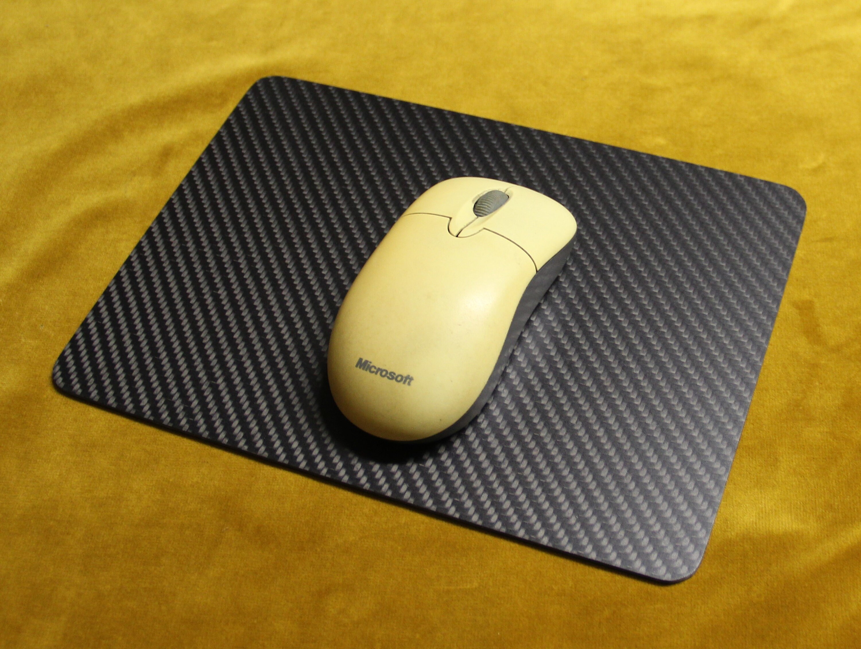 Real carbon fiber Mouse pad | Etsy