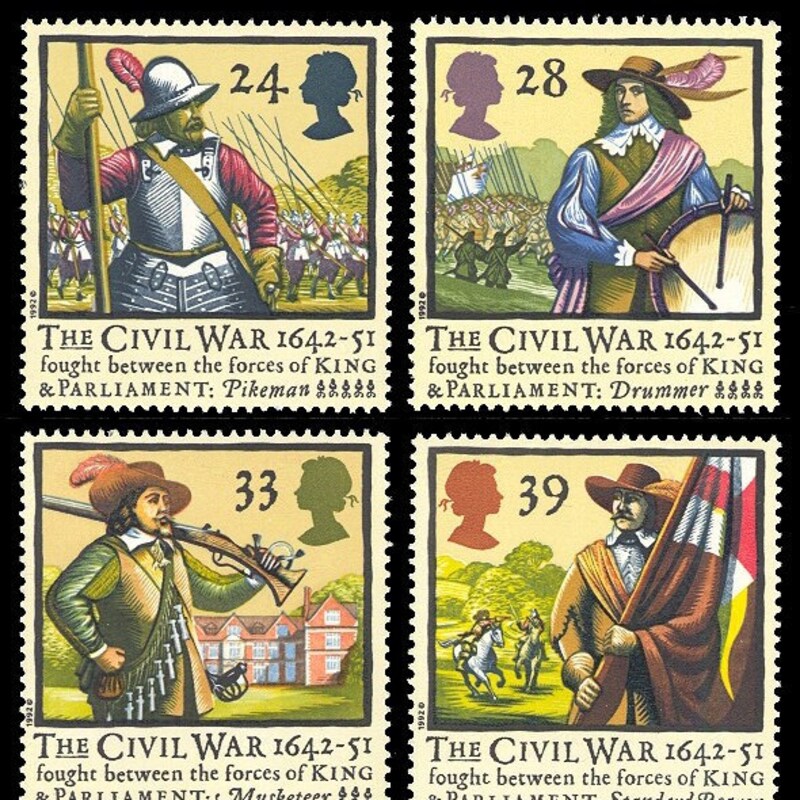 Civil War Stamp Set - Etsy