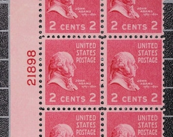 John Adams Stamps - Etsy