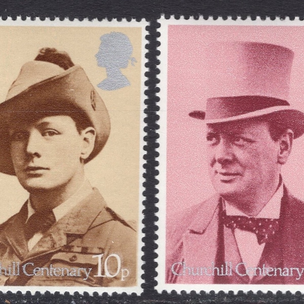 Churchill Centenary Stamp - Etsy