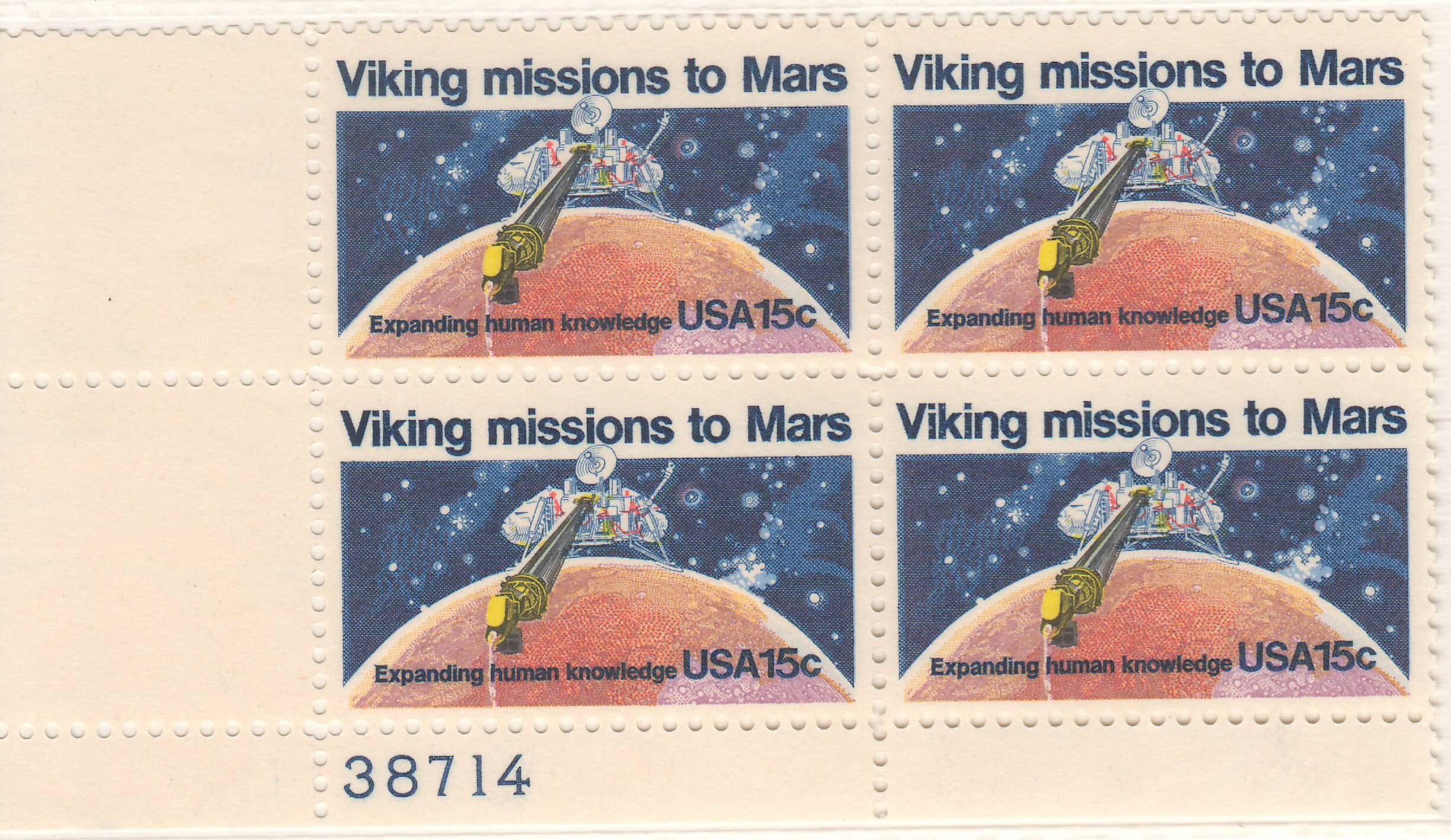 Viking Missions To Mars Stamp