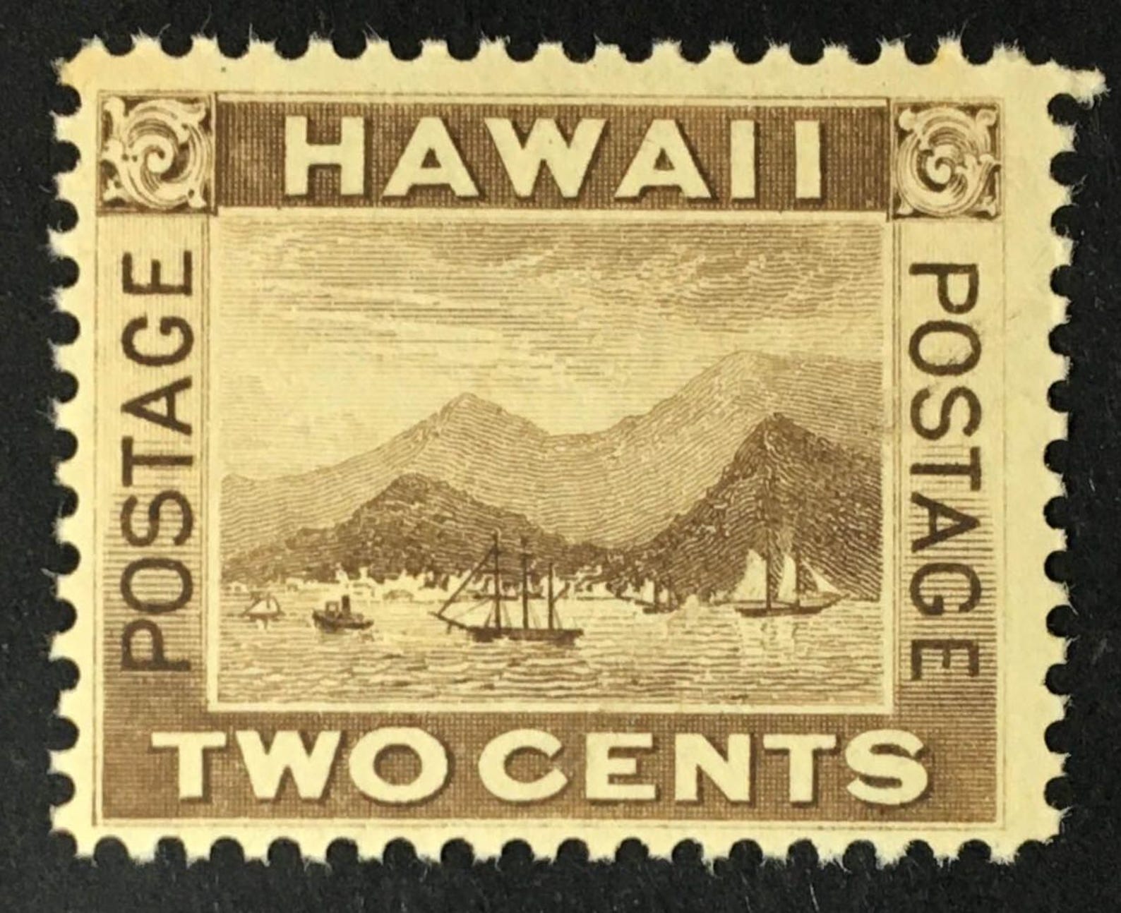 Hawaii 1894 View of Honolulu Postage Stamp Mint Never Hinged - Etsy