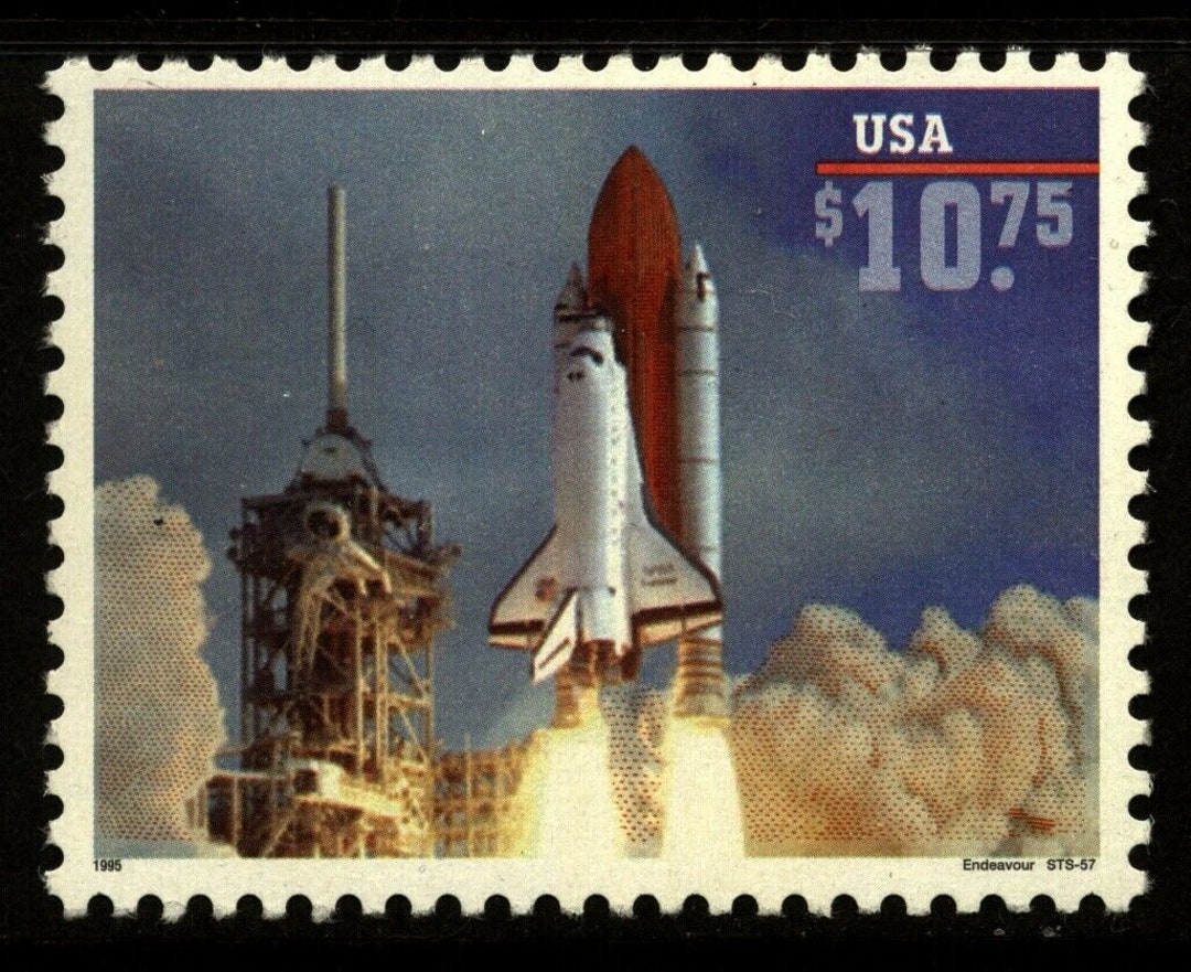 United States 1995 Space Shuttle Endeavor Express Mail Postage Stamp ...