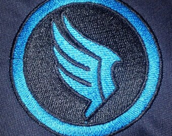 Mass Effect Renegade Logo Sew on Embroidered Patch - Etsy