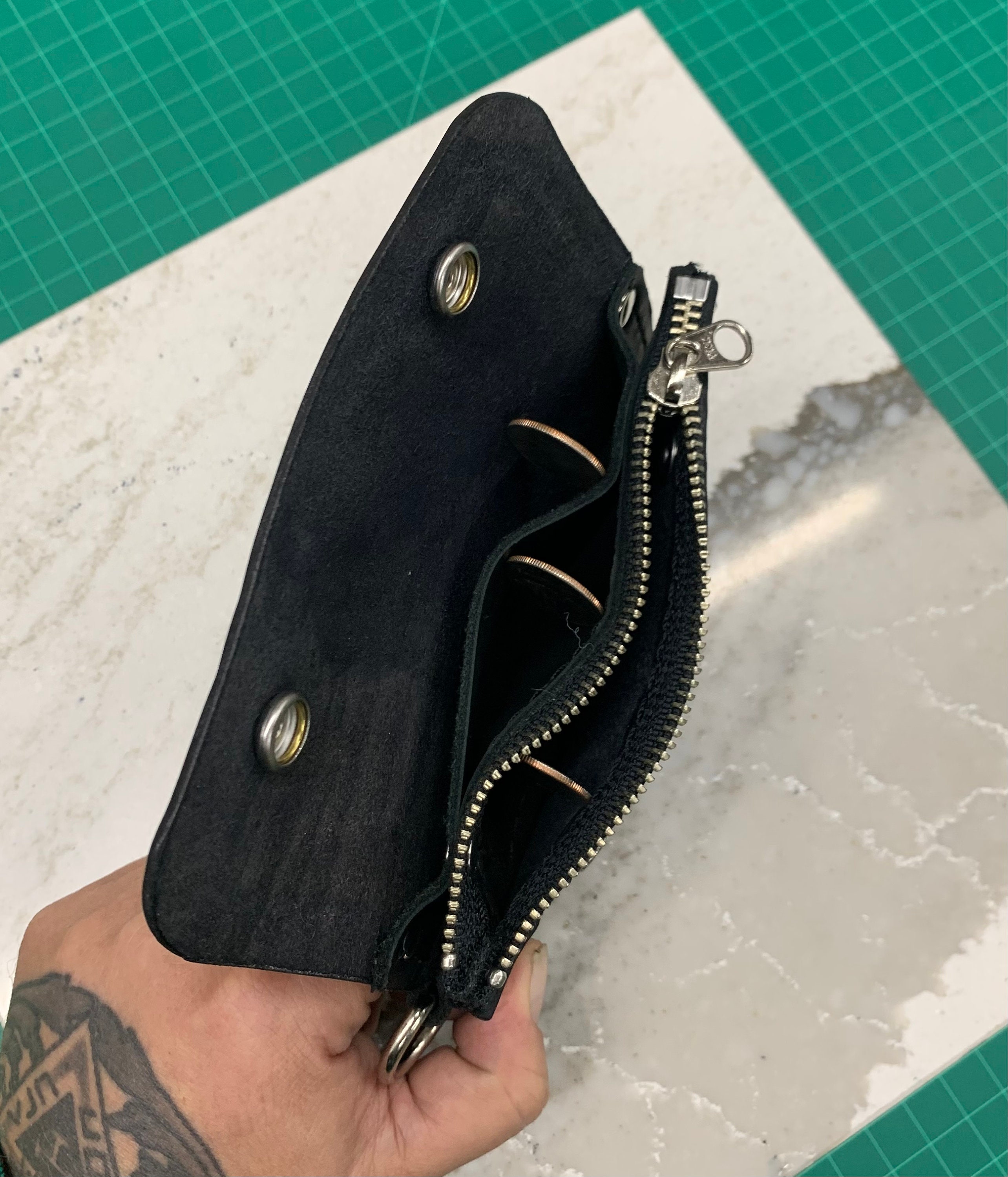 Knight Templar Skull Wallet - Etsy
