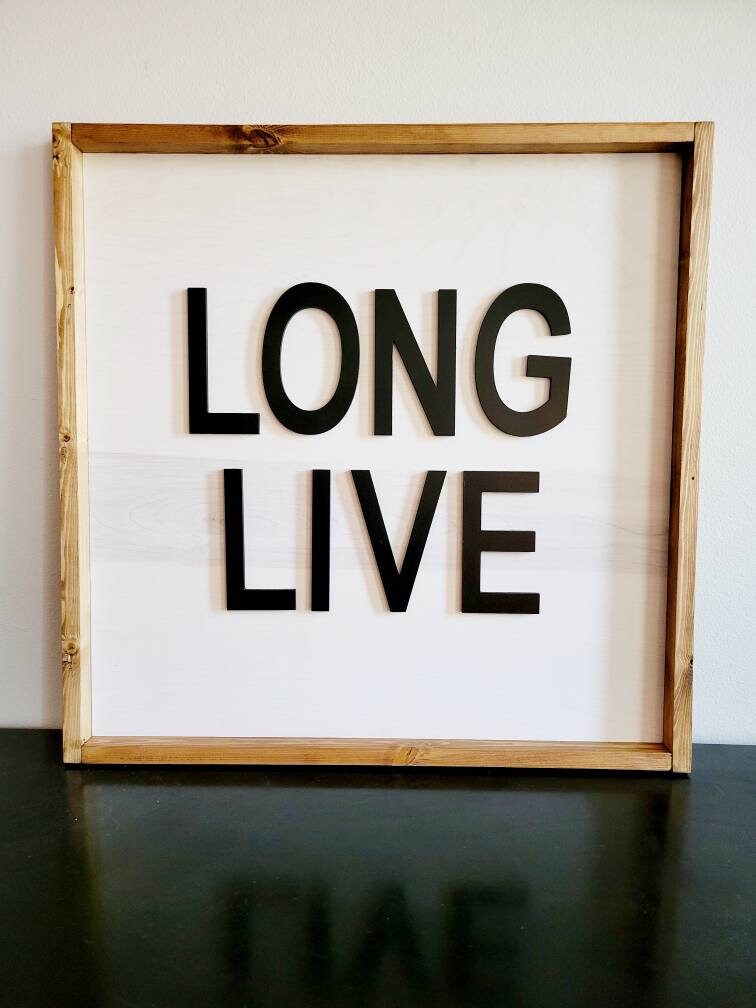 Long Live Boy Hood Sign Set Inspirational Sign Motivational - Etsy