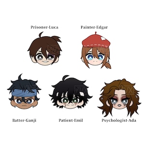 Identity V Chibi Stickers - Etsy