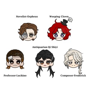 Identity V Chibi Stickers - Etsy