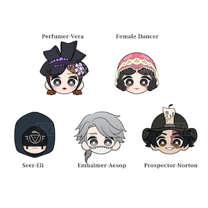 Identity V Chibi Stickers - Etsy