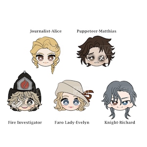 Identity V Chibi Stickers - Etsy