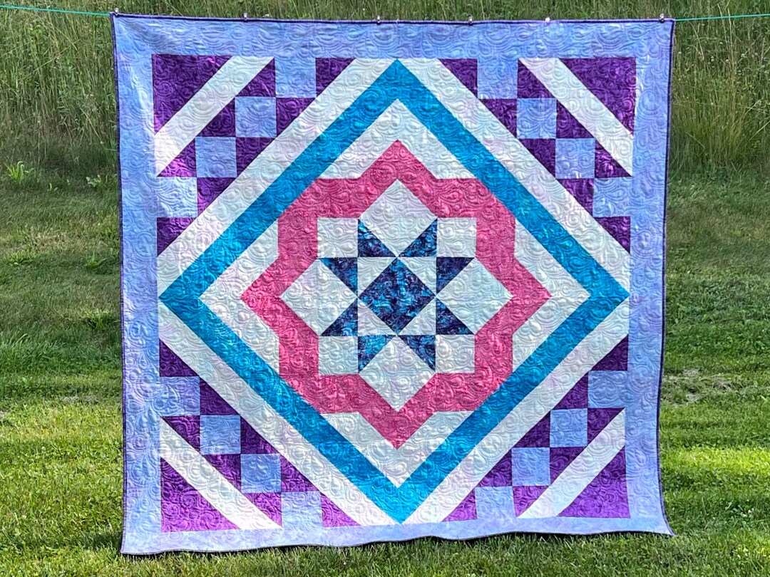 Jeweled Star Quilt Pattern (PDF) - Etsy