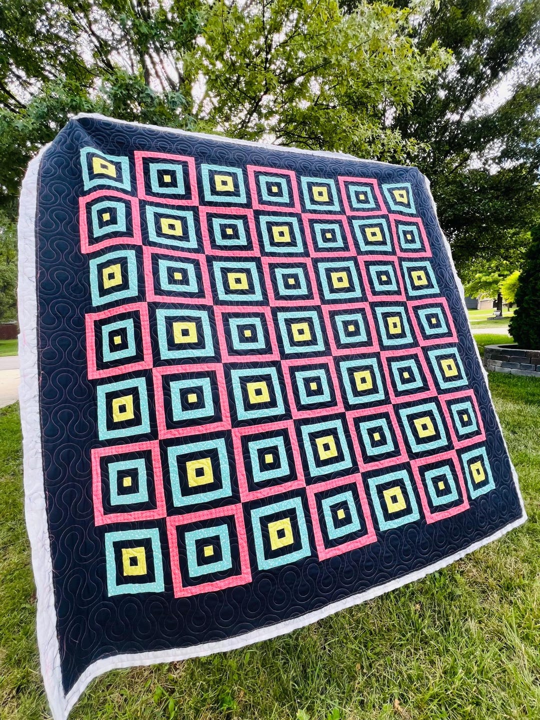 Dancing Squares Quilt Pattern (PDF) - Etsy