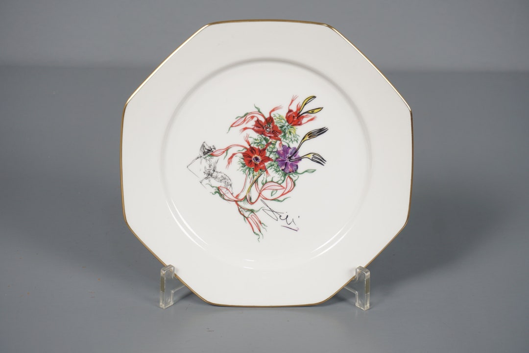 Royal Copenhagen Salvador DALI Plate No 9 Anemane per Anti Pasti Wall ...