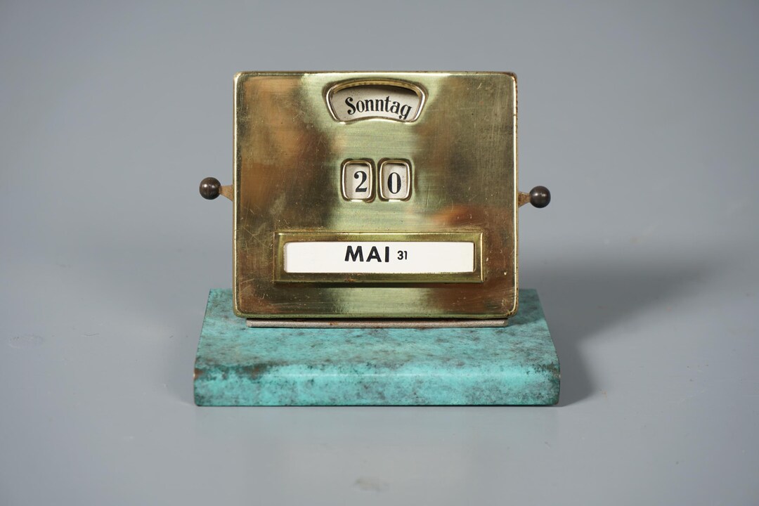 Vintage Perpetual Calendar Desk Calendar Art Deco From the 20s / 30s - Etsy