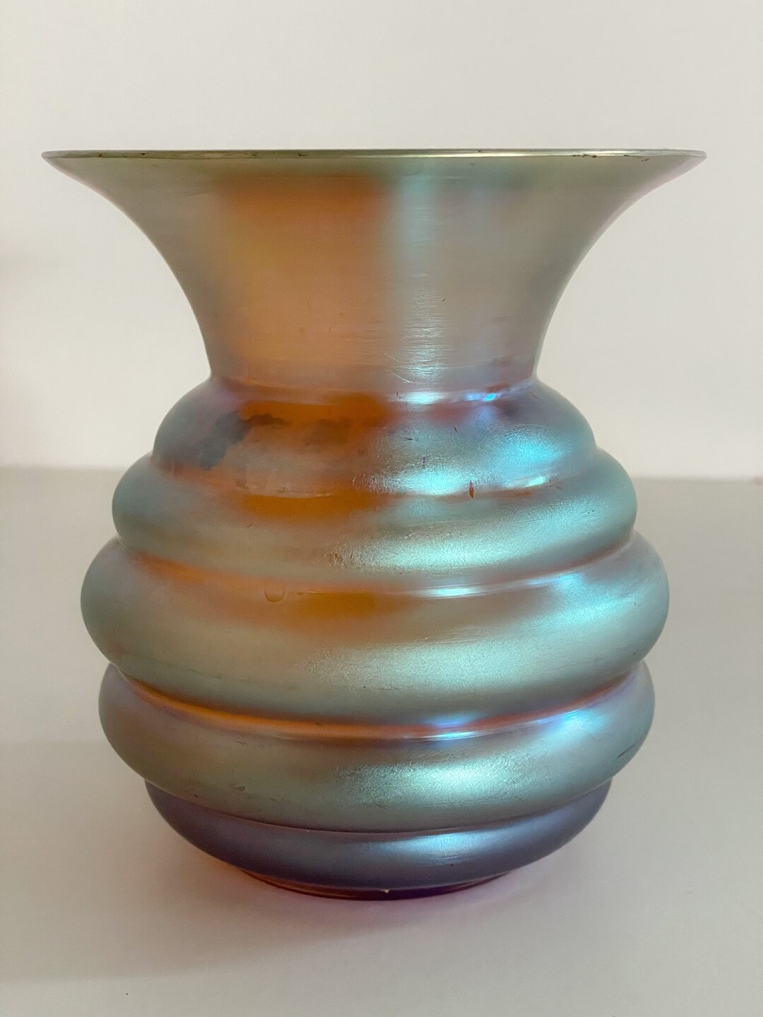 WMF Myra Karl Wiedmann 1930 Vase Glass 30s Art Deco Iridescent Glass - Etsy