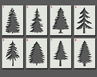 Tree Wall Stencils | Etsy