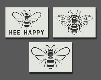 Bee Stencil | Etsy