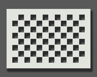 Chess Stencil Painting - Etsy