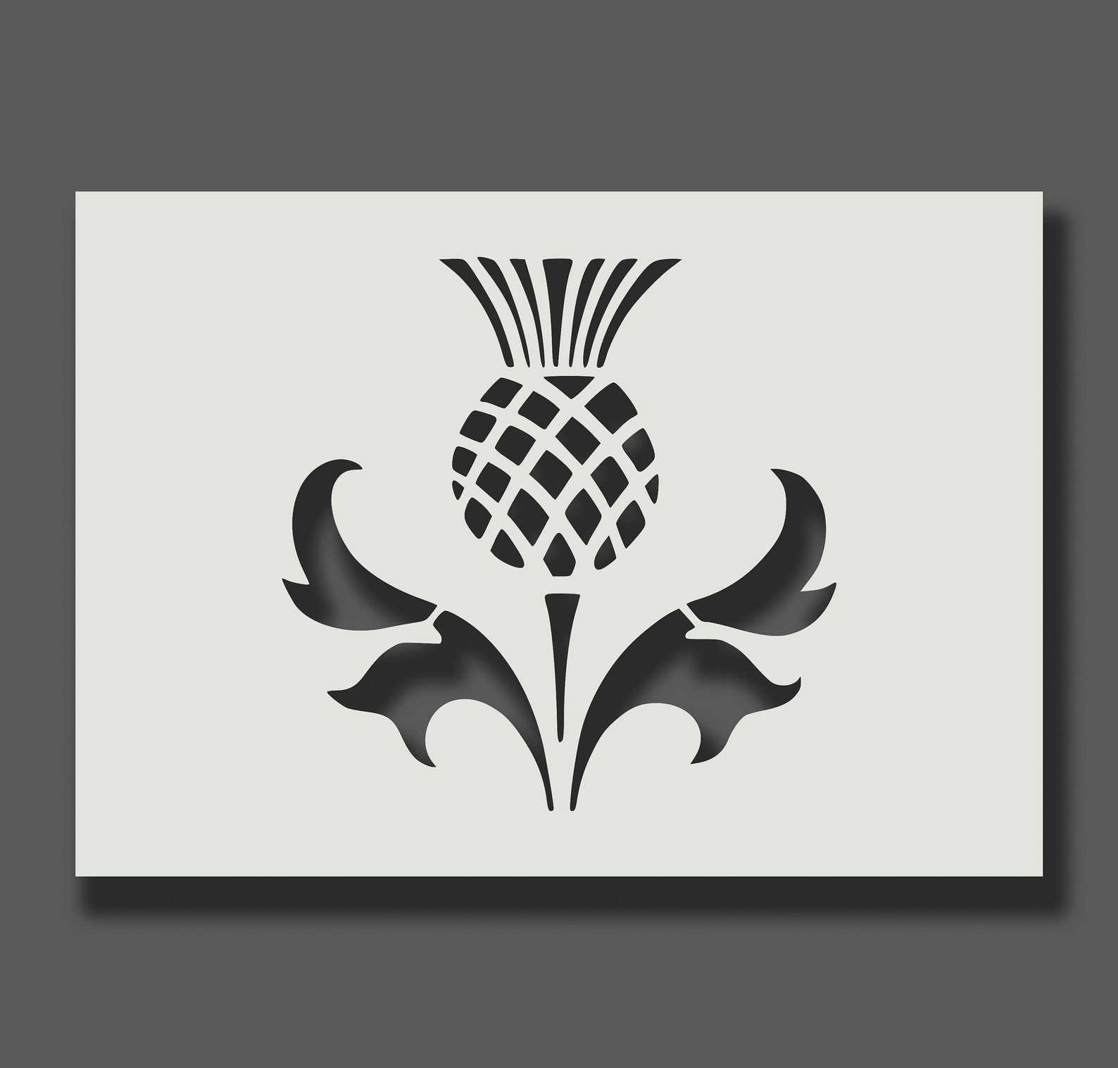 Thistle Stencil Reusable Stencil for Wall Art Home Décor | Etsy UK