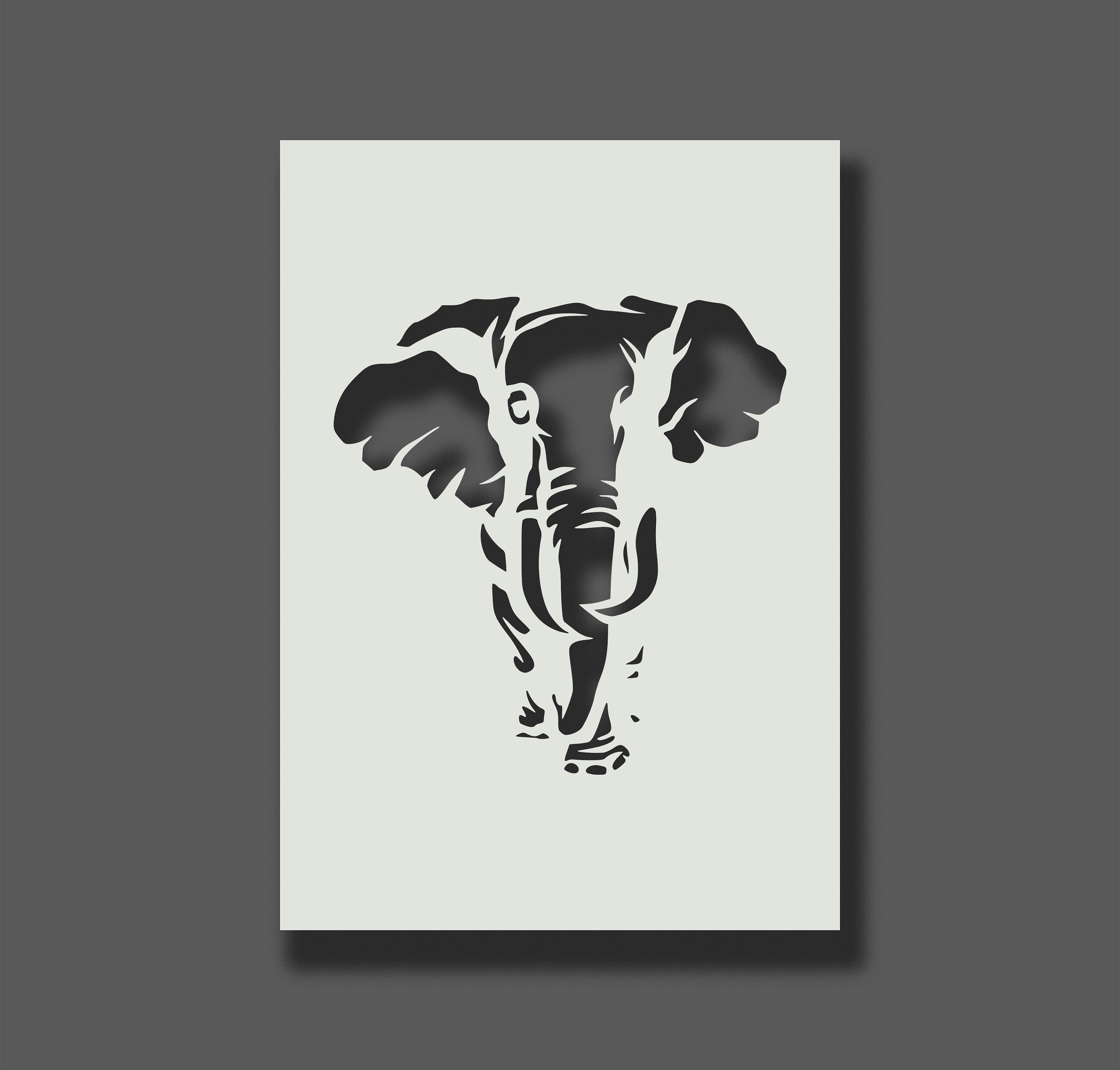 Elephant Stencil