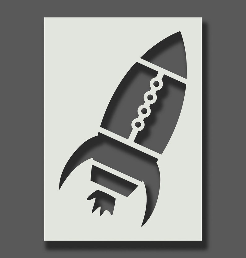 Space Rocket Stencils Reusable Stencils for Wall Art Home | Etsy UK