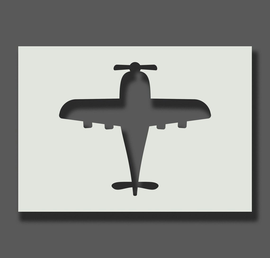 Airplane Stencils Part 2 Reusable Stencils for Wall Art | Etsy