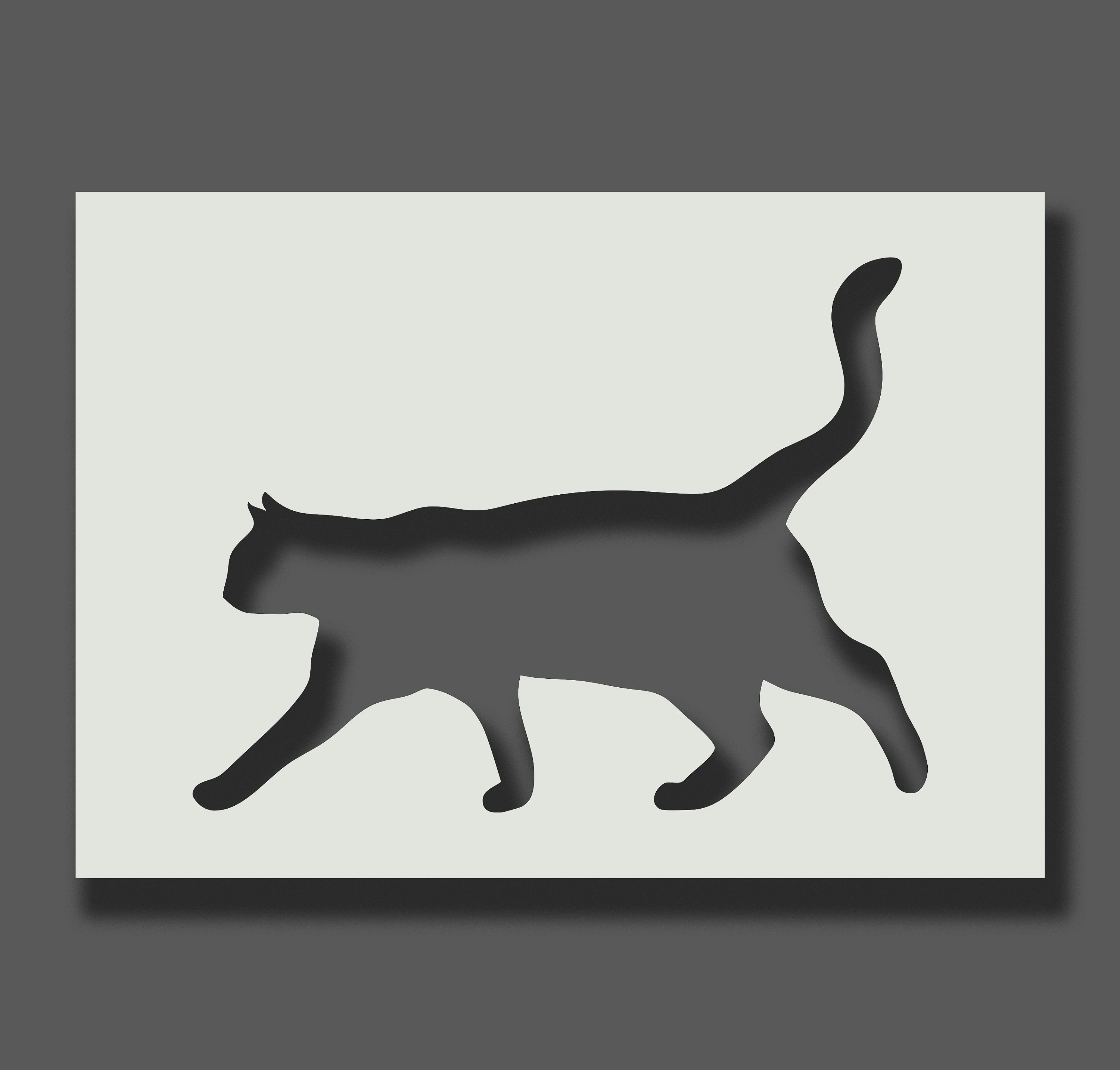 Cat Stencils Reusable Stencils for Wall Art Home Décor - Etsy UK