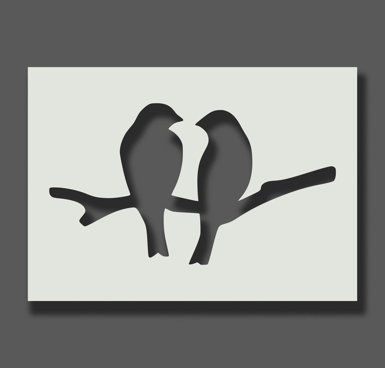 Birds on Tree Branch Stencils Reusable Stencils for Wall - Etsy