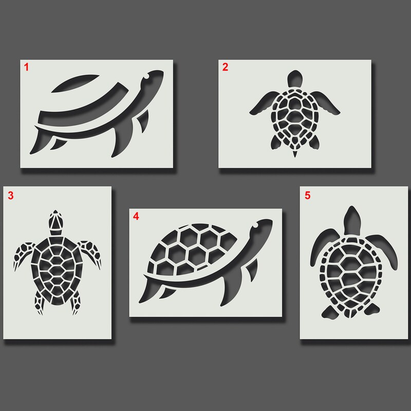 Sea Turtle Stencil - Etsy