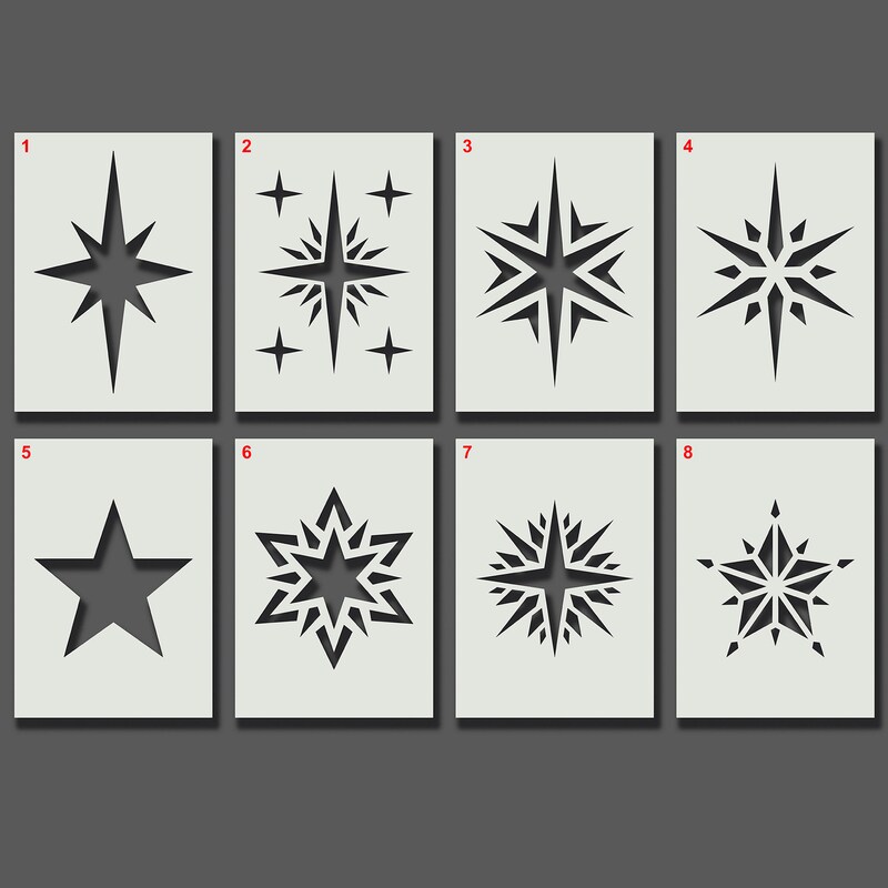 Star Stencil - Etsy