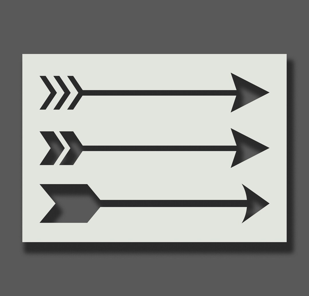 Arrow Stencil Reusable Stencils for Wall Art, Home Décor, Painting, Art ...