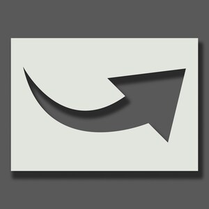 Arrow Stencils Pointing, Directional, This Way Reusable Stencils for ...