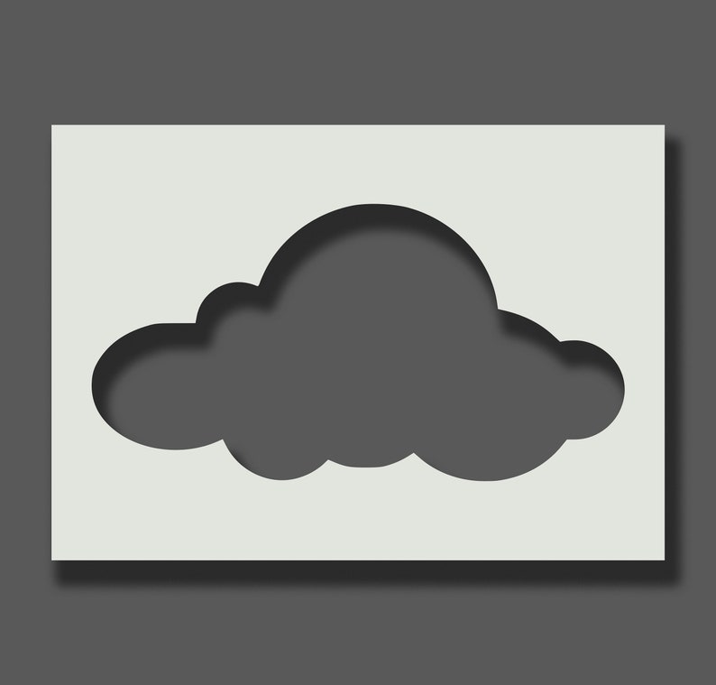 Cloud Stencils Part 1 Reusable Stencils for Wall Art Home - Etsy