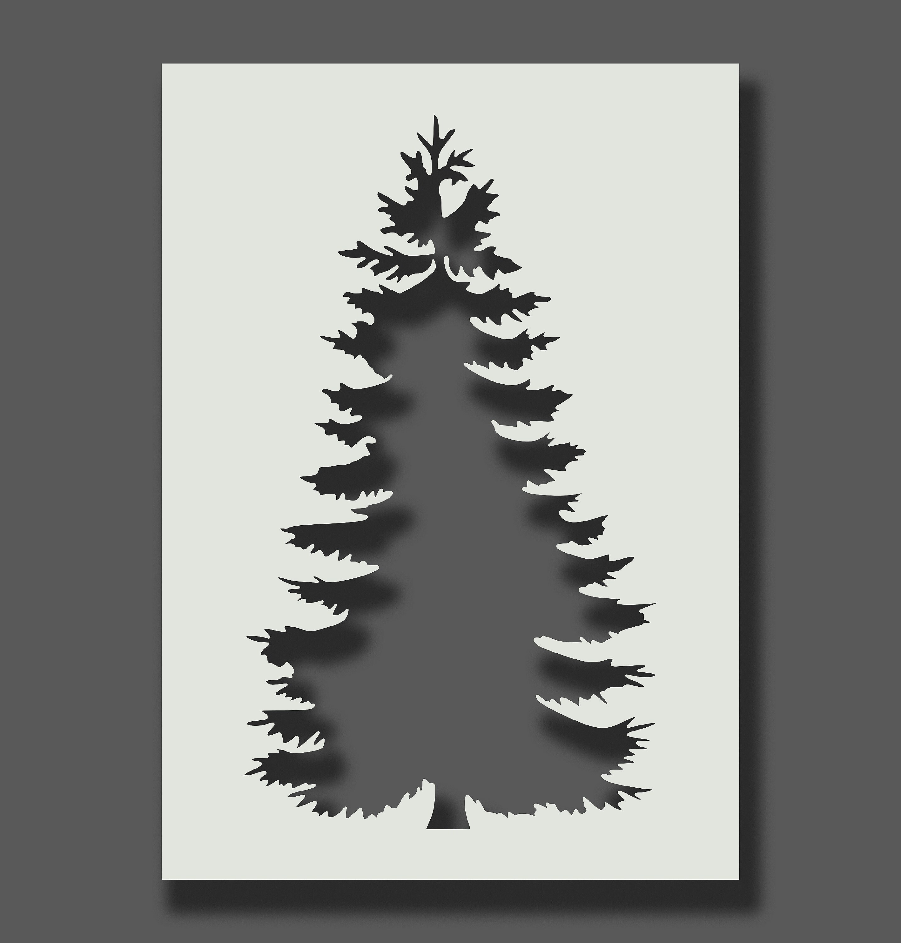 Pine Tree Stencils Reusable Stencils for Wall Art Home | Etsy